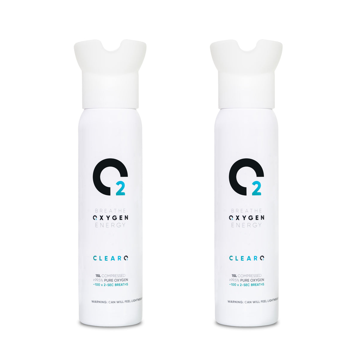 15L Oxygen Can with inhaler cap – ClearO2