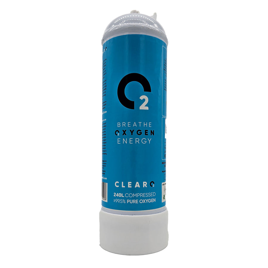 ClearO2 | Pure oxygen cylinders and cans for health and wellbeing